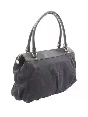 Gucci Gg Canvas Abbey D-ring Tote Bag - Black