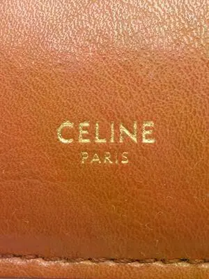 Celine Smooth Calfskin Flat Cabas Handbag - Brown
