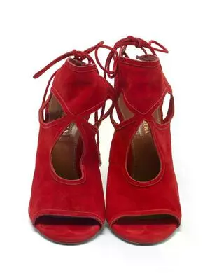 AQUAZZURA Sexy Thing Heeled Sandals - Red