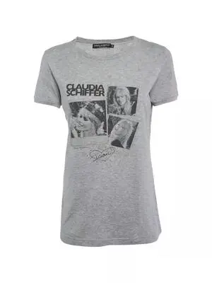 Dolce & Gabbana Claudia Schiffer Graphic Print T-shirt