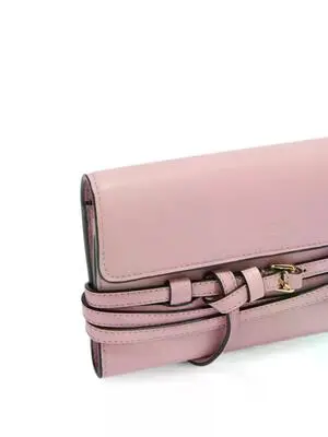 Moschino Buckled-detail Leather Wallet