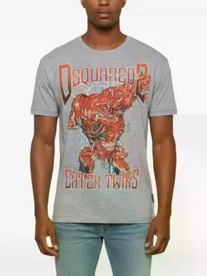 Dsquared2 Monster Graphic-print Distressed T-shirt