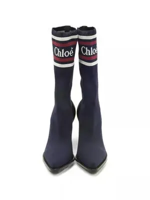 Chloé Tracey Sock-style Stiletto Boots