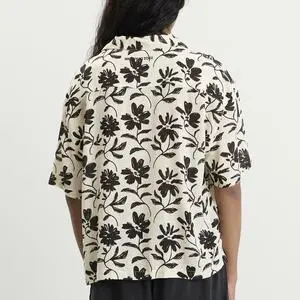 MKI MIYUKI ZOKU Floral Linen Vacation Shirt
