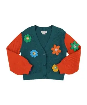 Stella McCartney Twisted Knitted Cardigan - Blue