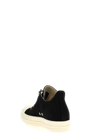 Rick Owens Round Toe Lace-up Sneakers
