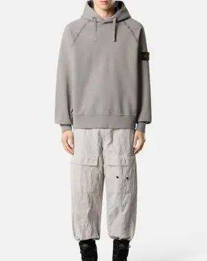 Stone Island Long Sleeved Drawstring Hoodie