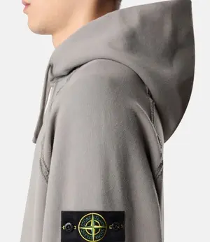 Stone Island Long Sleeved Drawstring Hoodie