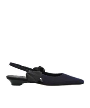 NEOUS Uba Bow-detail Flat Shoes - Black