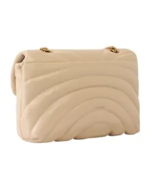 Pinko Large Love Bag Puff Quilted Shoulder Bag With Butterfly Motif Clasp