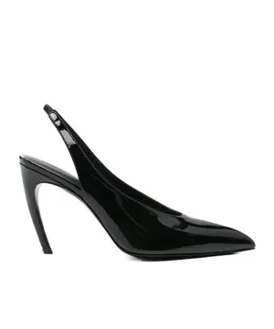 Attico Pointed-toe Stiletto Heels - Black