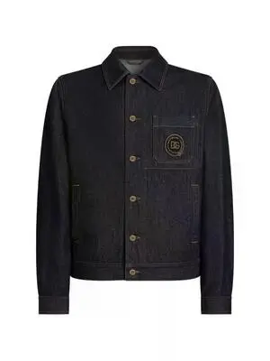 Dolce & Gabbana Patchwork Denim Jacket - Blue