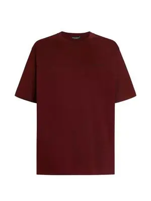 Dolce & Gabbana Cotton T-shirt With Logo - Red
