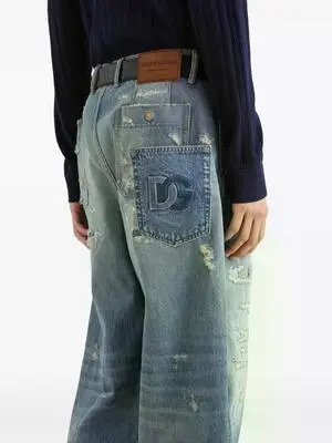Dolce & Gabbana Multi-coloured Denim Trousers
