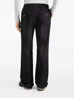Dolce & Gabbana Denim Joggers With Patch