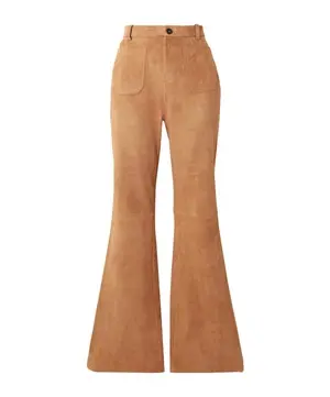 Stouls Laurent Suede Flared Pants
