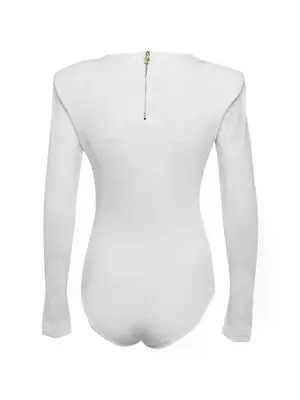 Elisabetta Franchi Ribbed Bodysuit