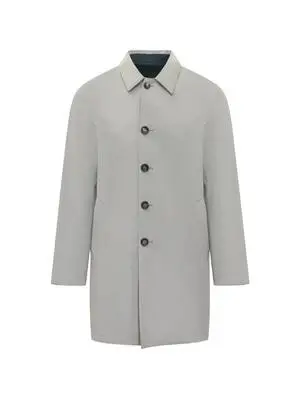 Herno Button-up Pocketed Coat