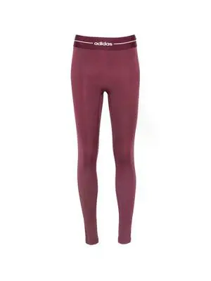 Adidas Logo Waistband Leggings - Red
