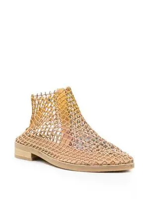 VERDURA SHOES Sardina Net Ankle Boots