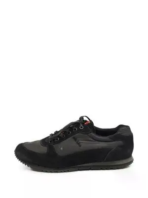 Prada Suede Panel Sneakers - Black
