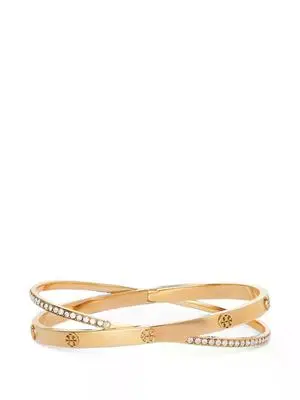 Tory Burch Icon Pavé Double Bracelet
