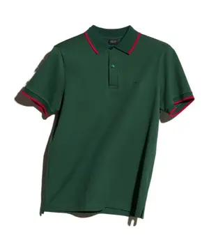 Gucci Logo Embroidered Short-sleeved Polo Shirt - Deep Green