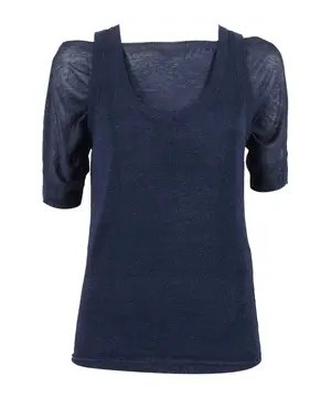 P.a.r.o.s.h Layered Effect Top - Blue