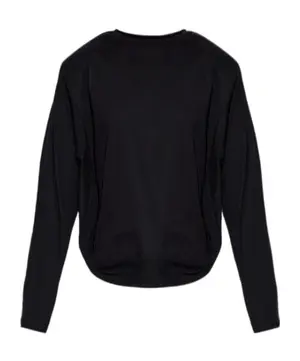 IRO PARIS Crew Neck Long-sleeved T-shirt - Black