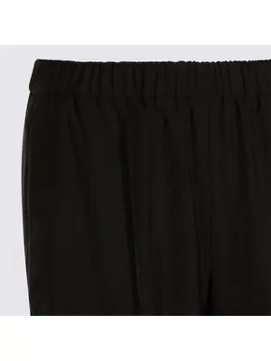 Fabiana Filippi Elastic Waist Slim Pants - Black