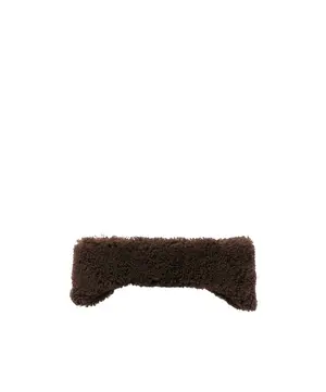 YVES SALOMON Shearling Earmuffs - Black