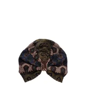 Missoni Metallic Crochet-knit Turban