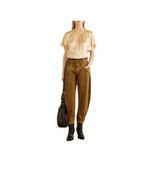 Isabel Marant Étoile Tassel Textured Leather Shoulder Bag
