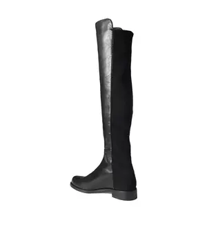 STUART WEITZMAN Leather And Stretch Over-the-knee Boots