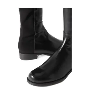 STUART WEITZMAN Leather And Stretch Over-the-knee Boots