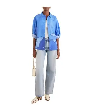 DONDE ESTEBAN Printed Silk Shirt