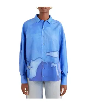 DONDE ESTEBAN Printed Silk Shirt