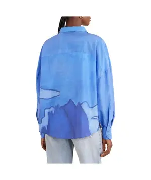 DONDE ESTEBAN Printed Silk Shirt