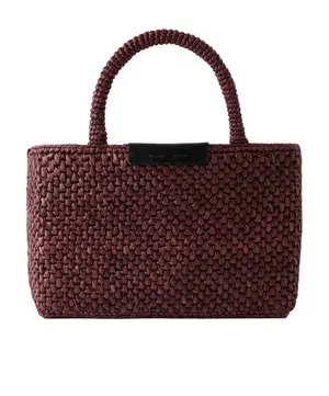 Proenza Schouler Burgundy Woven Tote Bag - Red