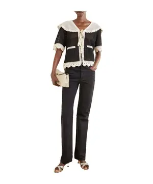 Sea Kendall Crocheted Cotton Blouse