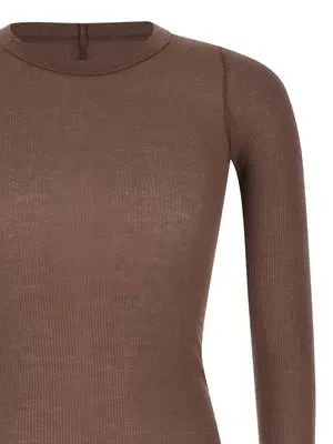 Rick Owens Crew Neck Long-sleeved T-shirt