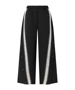 Sea Alberta Crochet Trousers - Black