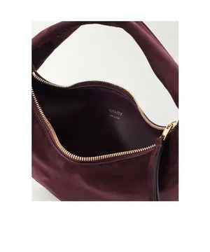Khaite Olivia Mini Suede Shoulder Bag