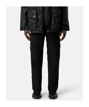 Stone Island Loose-fit Cargo Trousers With Snap Pockets