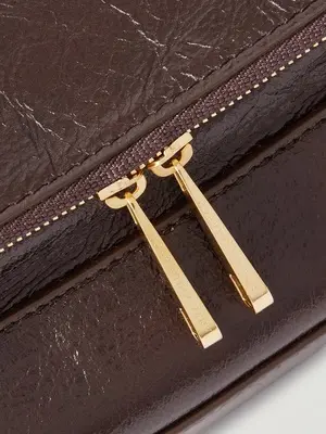 ANYA HINDMARCH Leather Crescent Underarm Bag