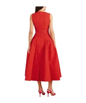 ROKSANDA Aya Cloqué Midi Dress