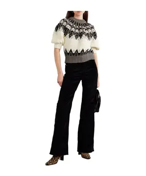 Altuzarra Marty Fair Isle Cotton Sweater