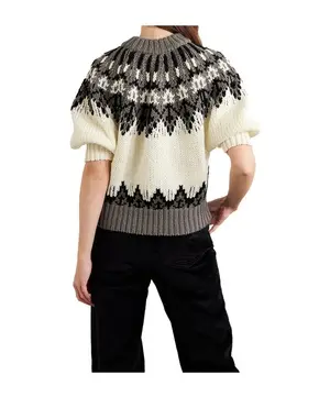 Altuzarra Marty Fair Isle Cotton Sweater