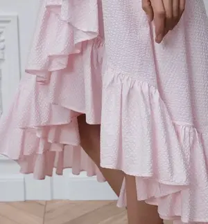 Dior Mid-length Ruffled Wrap Dress