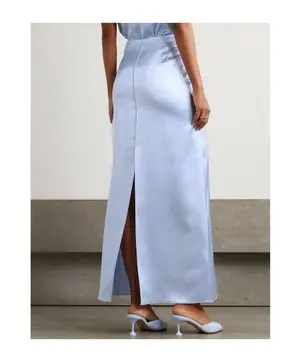 Altuzarra Floral-print Silk-satin Maxi Skirt